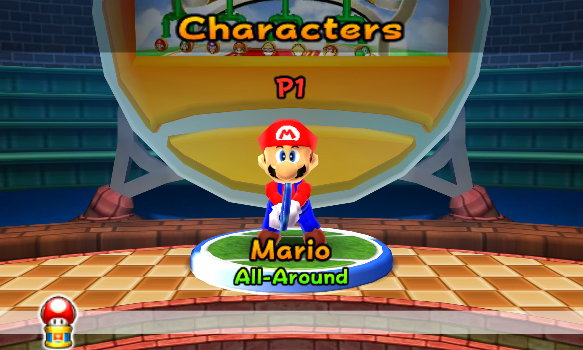 SM64 Mario Mod for Mario Tennis open | MTO Mods