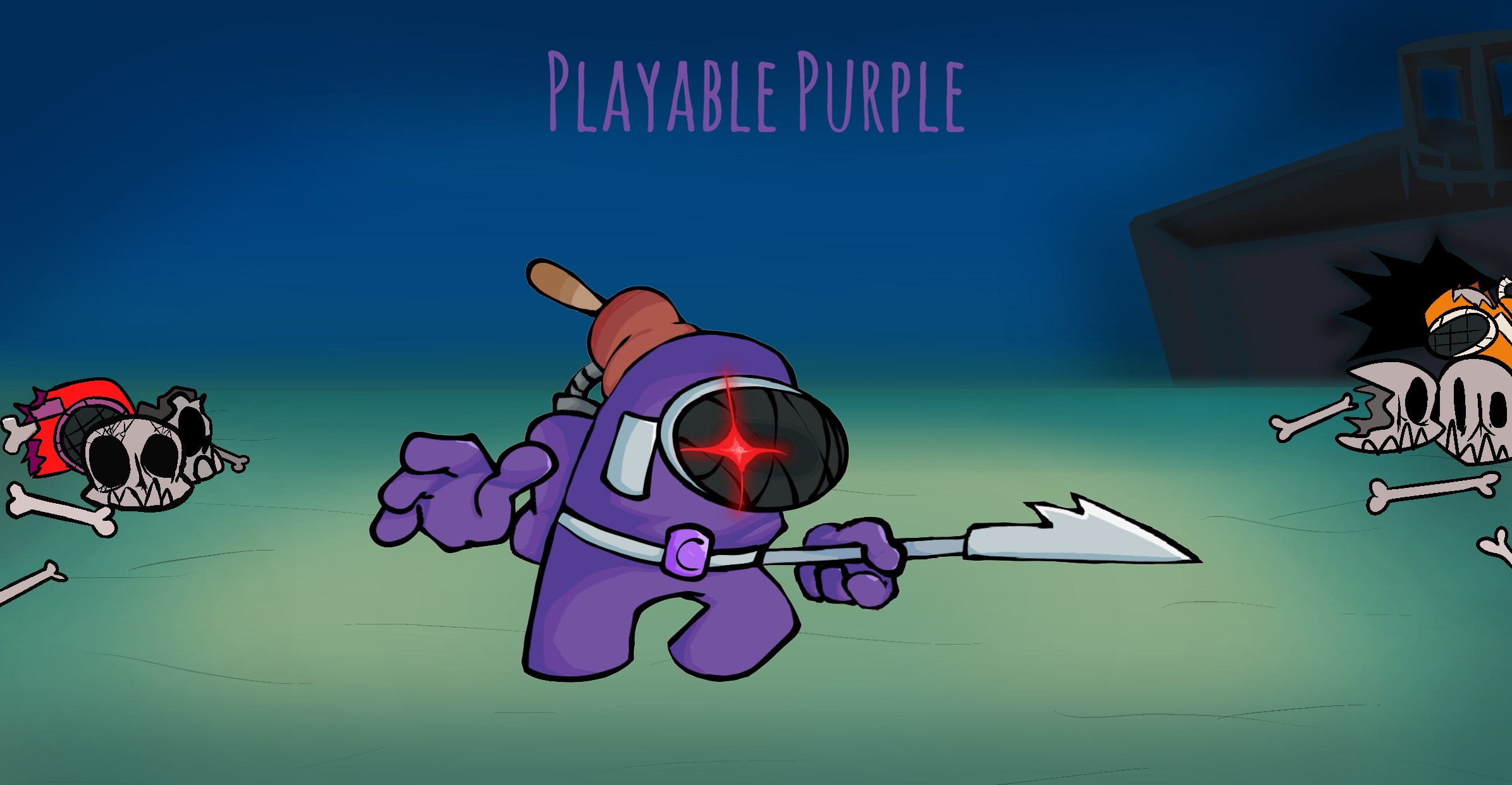 [SENSITIVE CONTENT] Playable Purple Imposter Mod for Friday Night ...