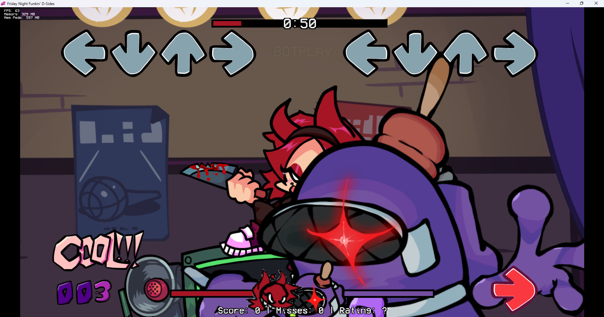 [SENSITIVE CONTENT] Playable Purple Imposter Mod for Friday Night ...