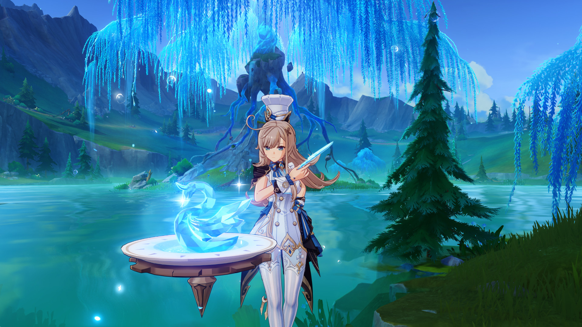 Frosted Swan Escoffier Mod for Genshin Impact | GI Mods