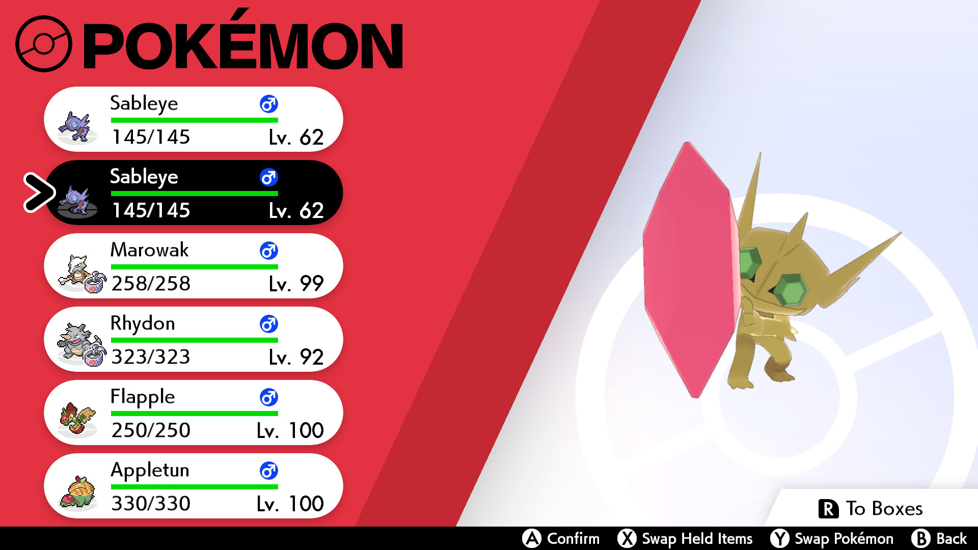 Mega Sableye Mod for Pokemon Sword & Shield | SWSH Mods