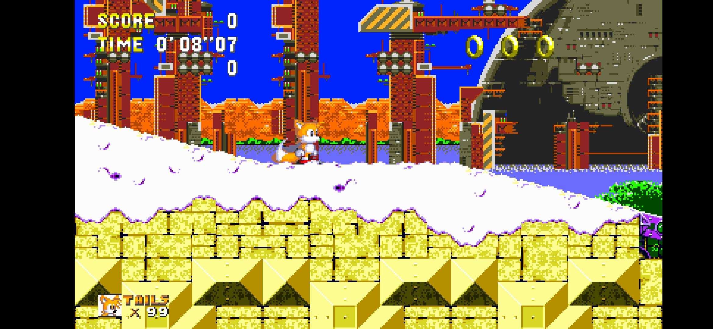 A more detailed hud and continue sprites Mod for Sonic 3 A.I.R. | S3AIR ...