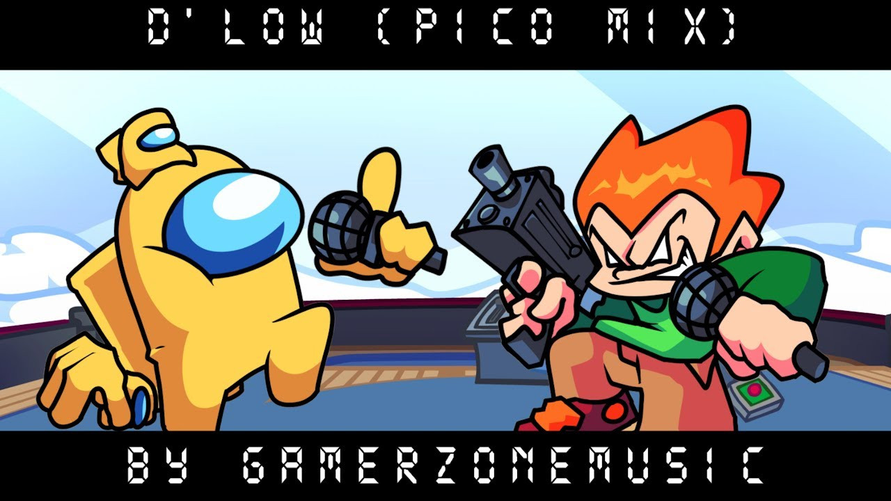 Dlow Pico Mix Charted Mod for Friday Night Funkin' | FNF Mods