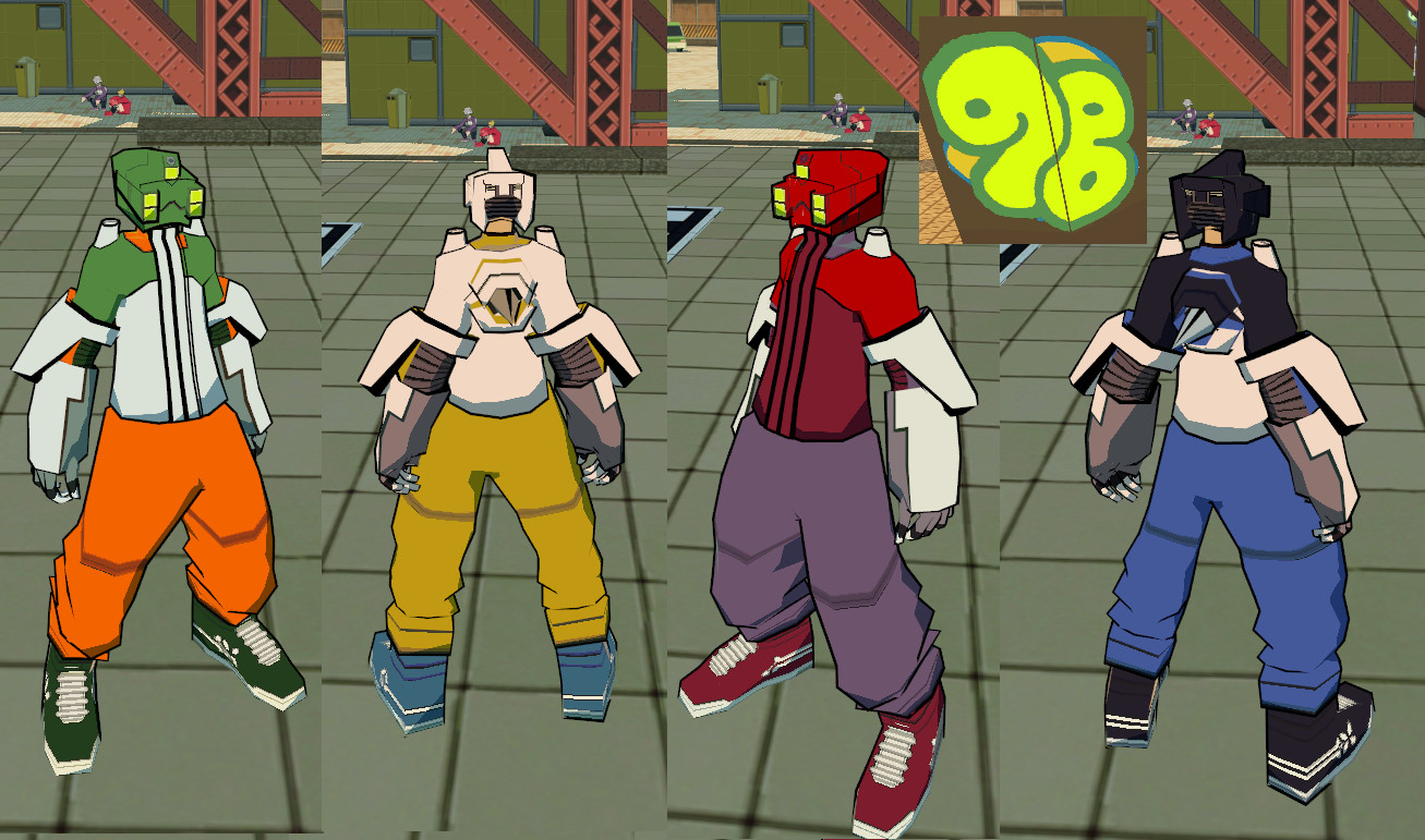 98mb (OC) Mod for Bomb Rush Cyberfunk | BRC Mods