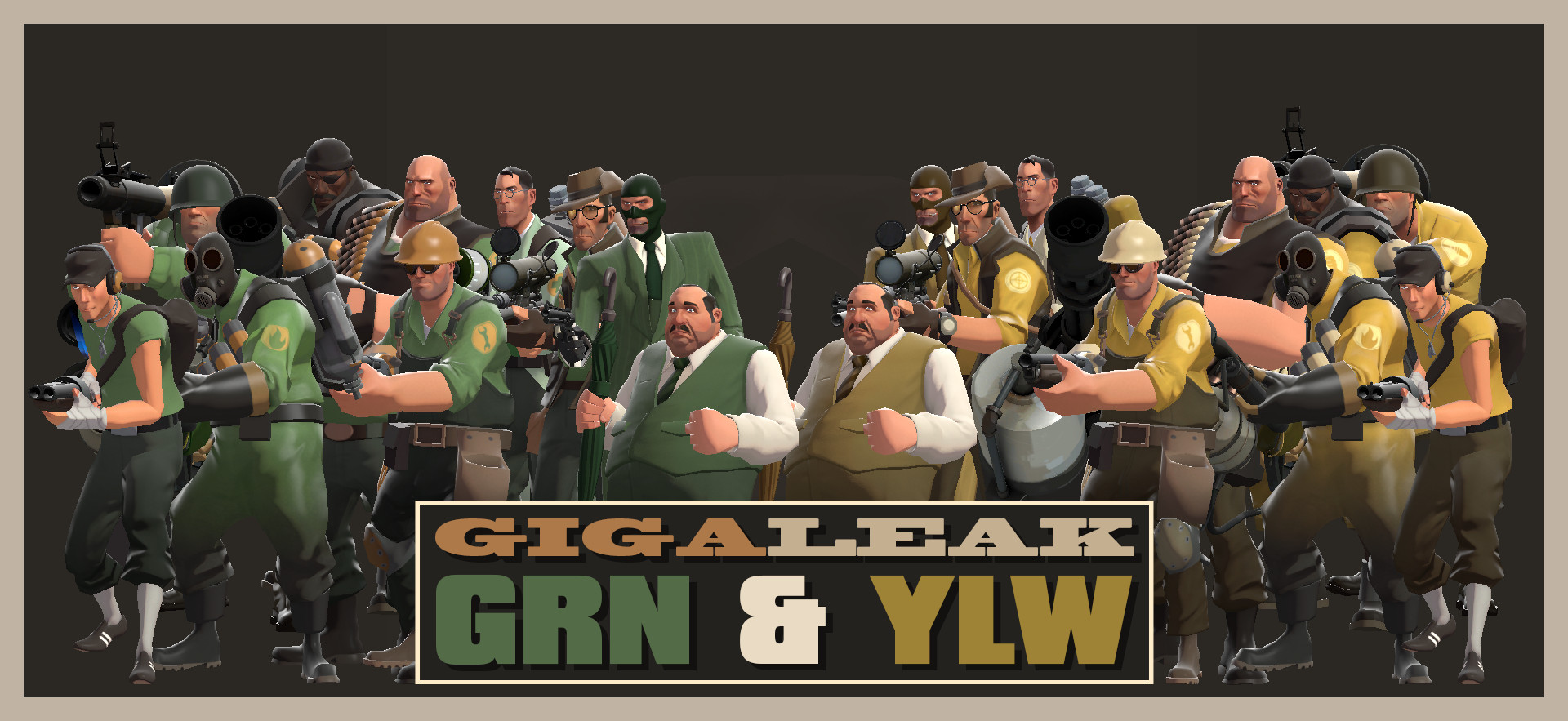 Gigaleak-Inspired GRN & YLW Team Mod for Team Fortress 2 Classified ...