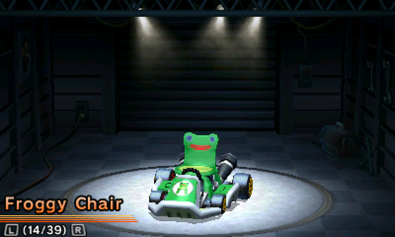 Froggy Chair Mod for Mario Kart 7 | MK7 Mods