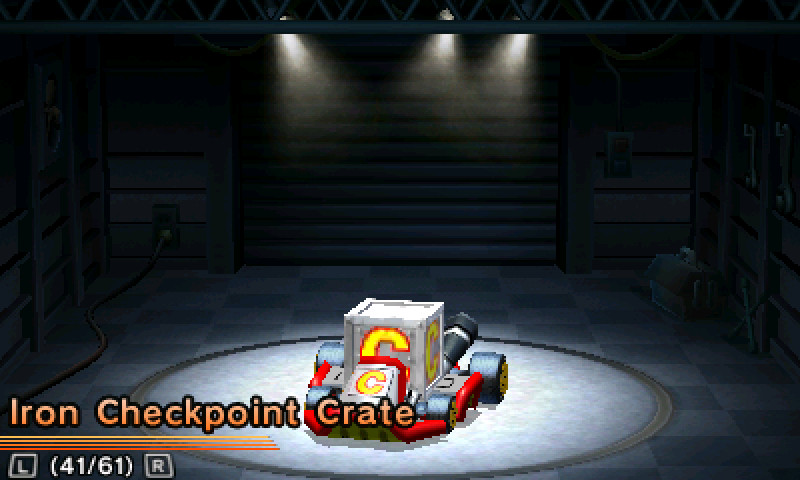 Iron Checkpoint Crate Mod for Mario Kart 7 | MK7 Mods