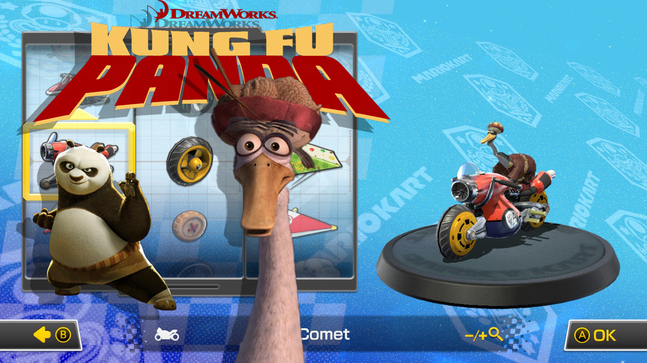 Po's Dad (Kungfu Panda) WIP Mod for Mario Kart 8 Deluxe | MK8D Mods