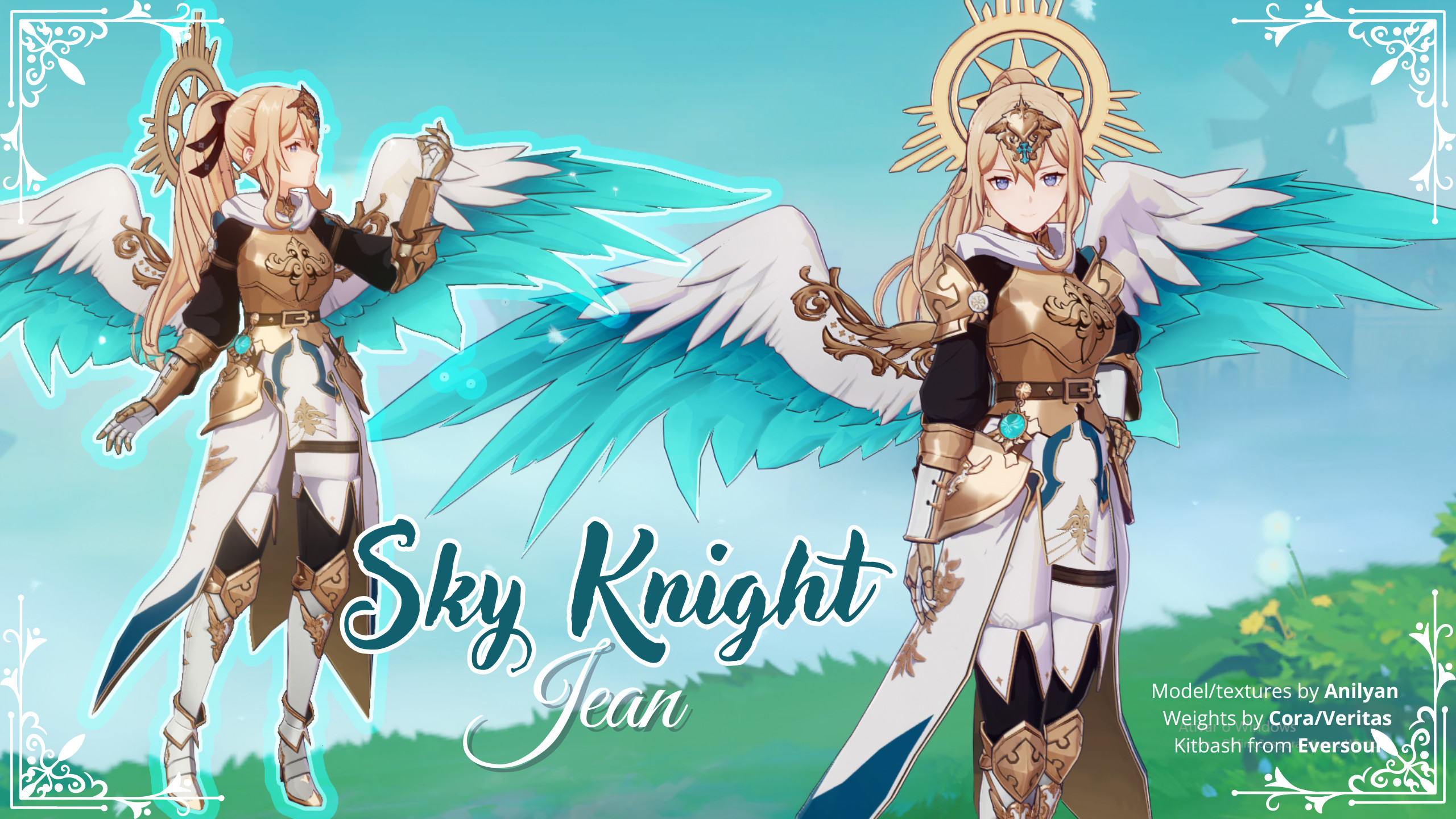 Sky Knight Jean Mod for Genshin Impact | GI Mods