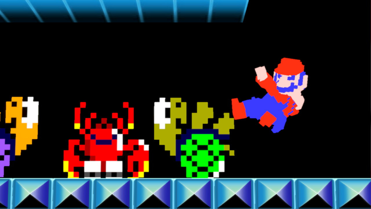 Voxel 8-Bit Mario V2 Mod for Super Smash Bros. Ultimate | SSBU Mods