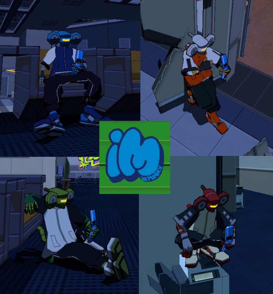 Ice.Monkey (OC) Mod for Bomb Rush Cyberfunk | BRC Mods