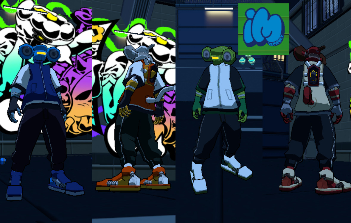 Ice.Monkey (OC) Mod for Bomb Rush Cyberfunk | BRC Mods