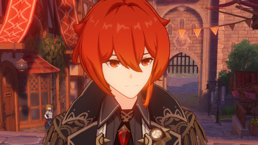 Diluc Face Mod Mod for Genshin Impact | GI Mods