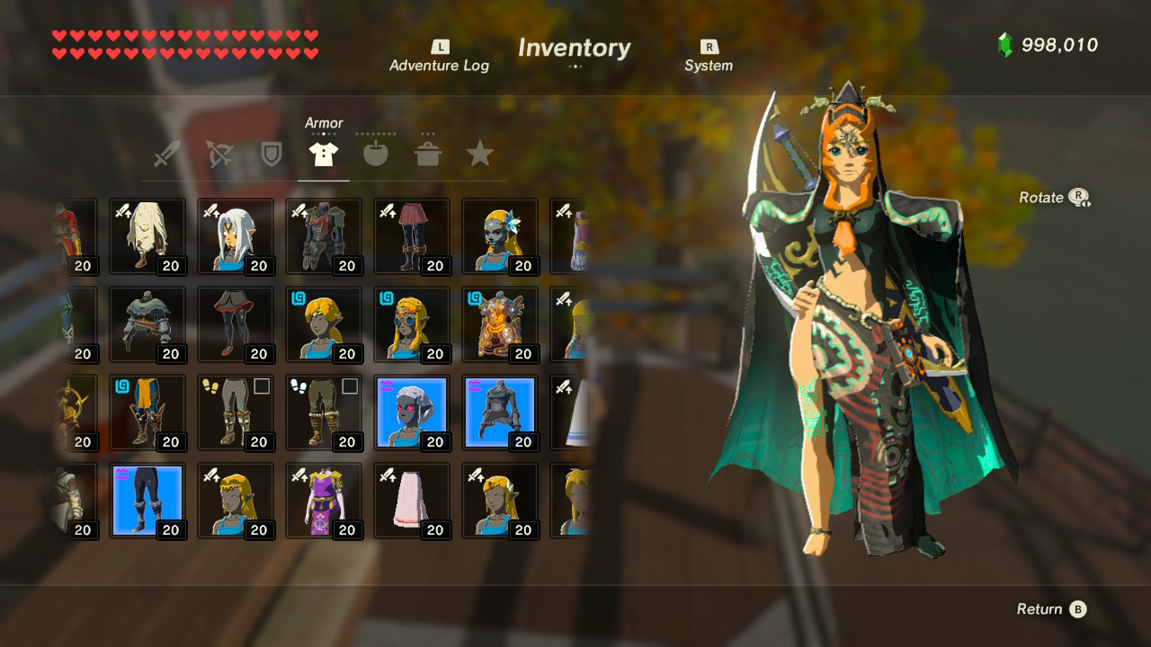 Competition outfits for Zelda's Ballad (Switch) Mod for The Legend of ...