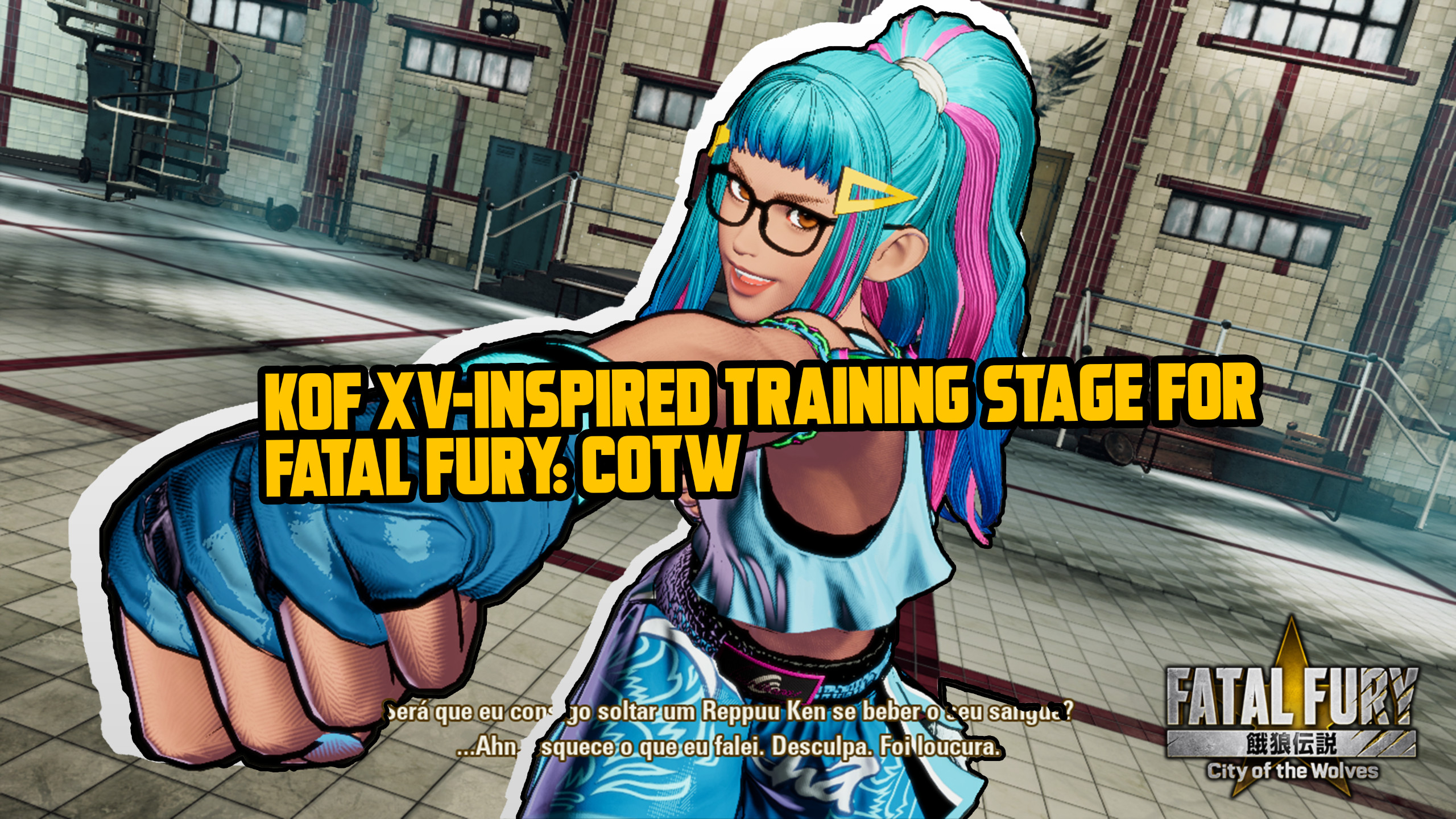 KOF XV-Inspired Training Stage for CotW Mod for Fatal Fury: City of the Wolves | COTW Mods