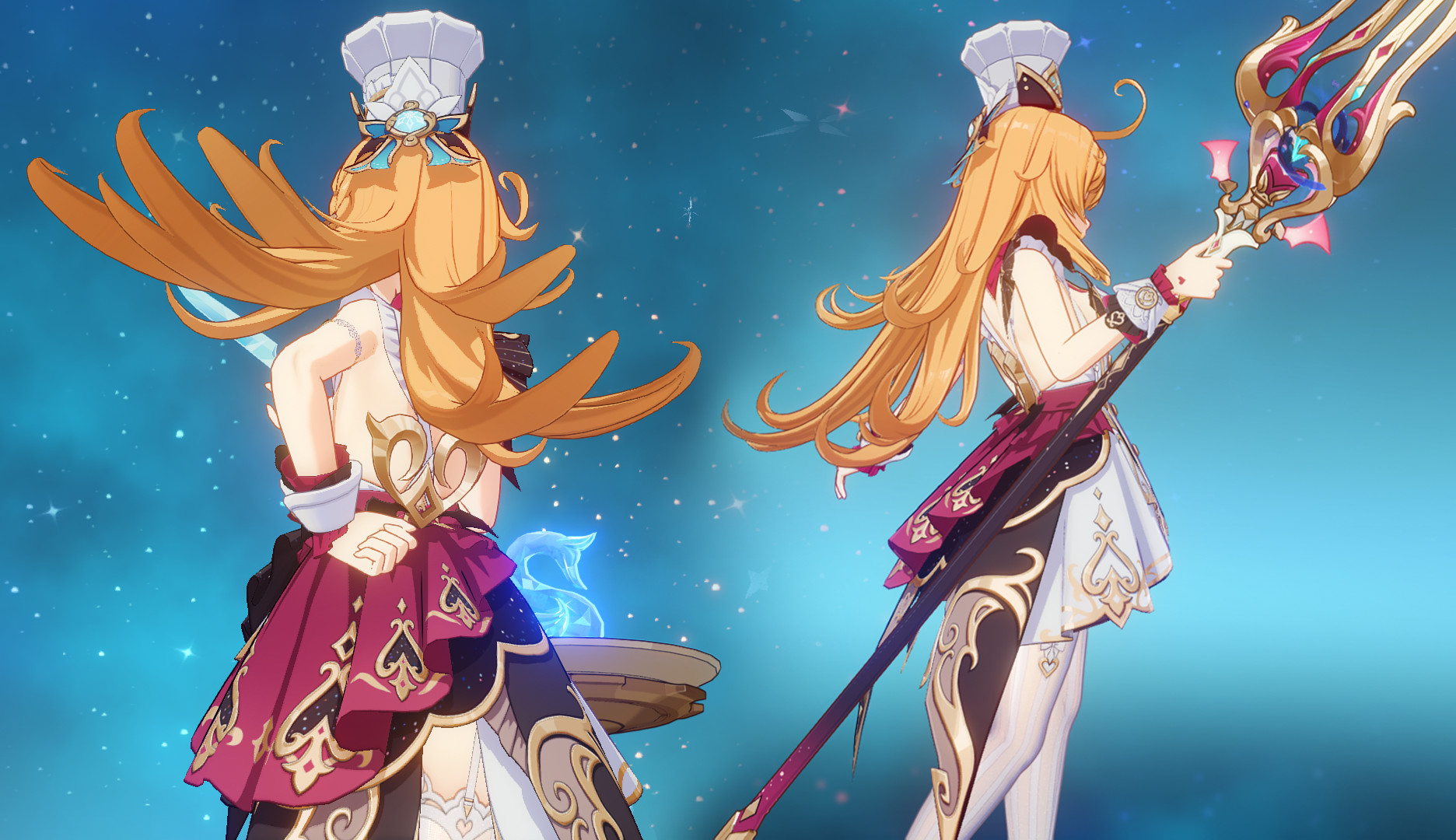 Escoffier but I cut off her tail Mod for Genshin Impact | GI Mods