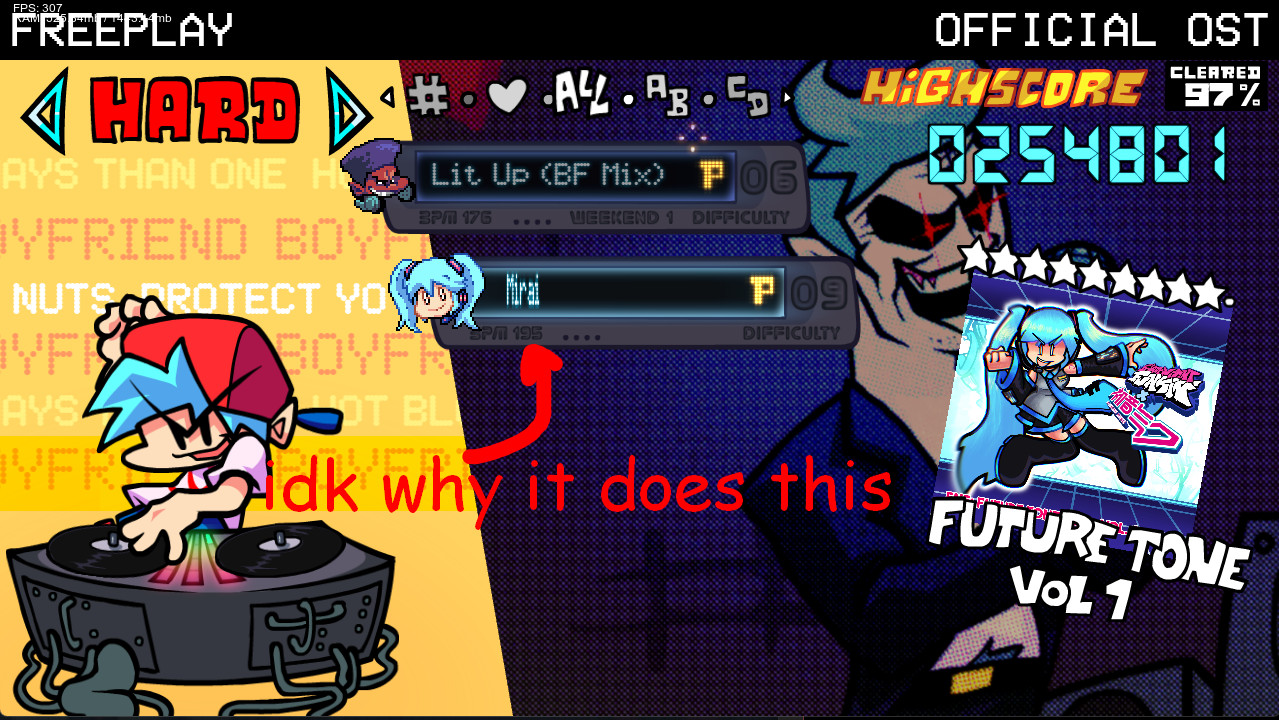 FNF Future Tone: Vs. Miku One-Shot (V-Slice) Mod for Friday Night ...