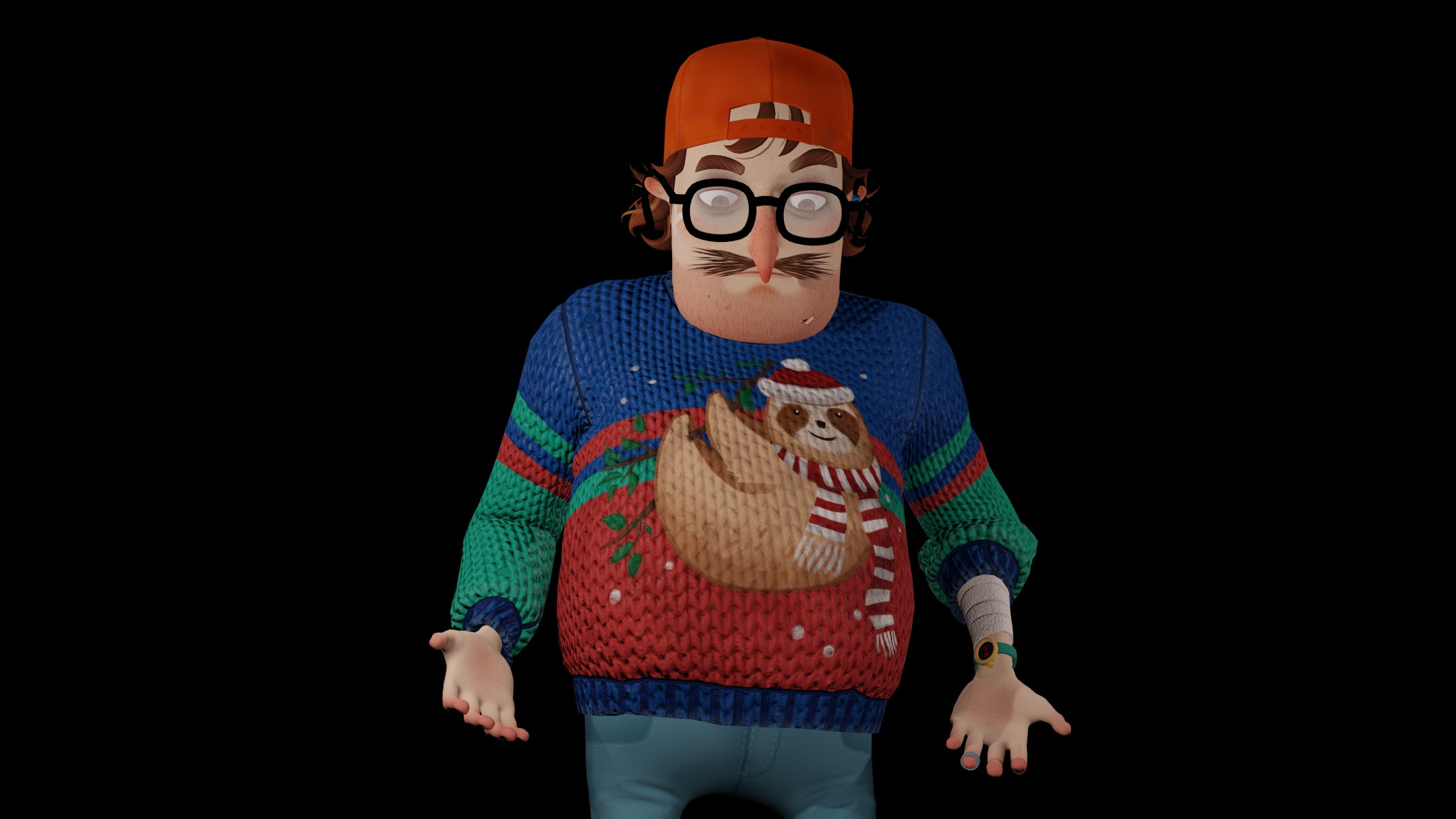 Ugly Sweater Quentin Mod for Hello Neighbor 2 | HN2 Mods