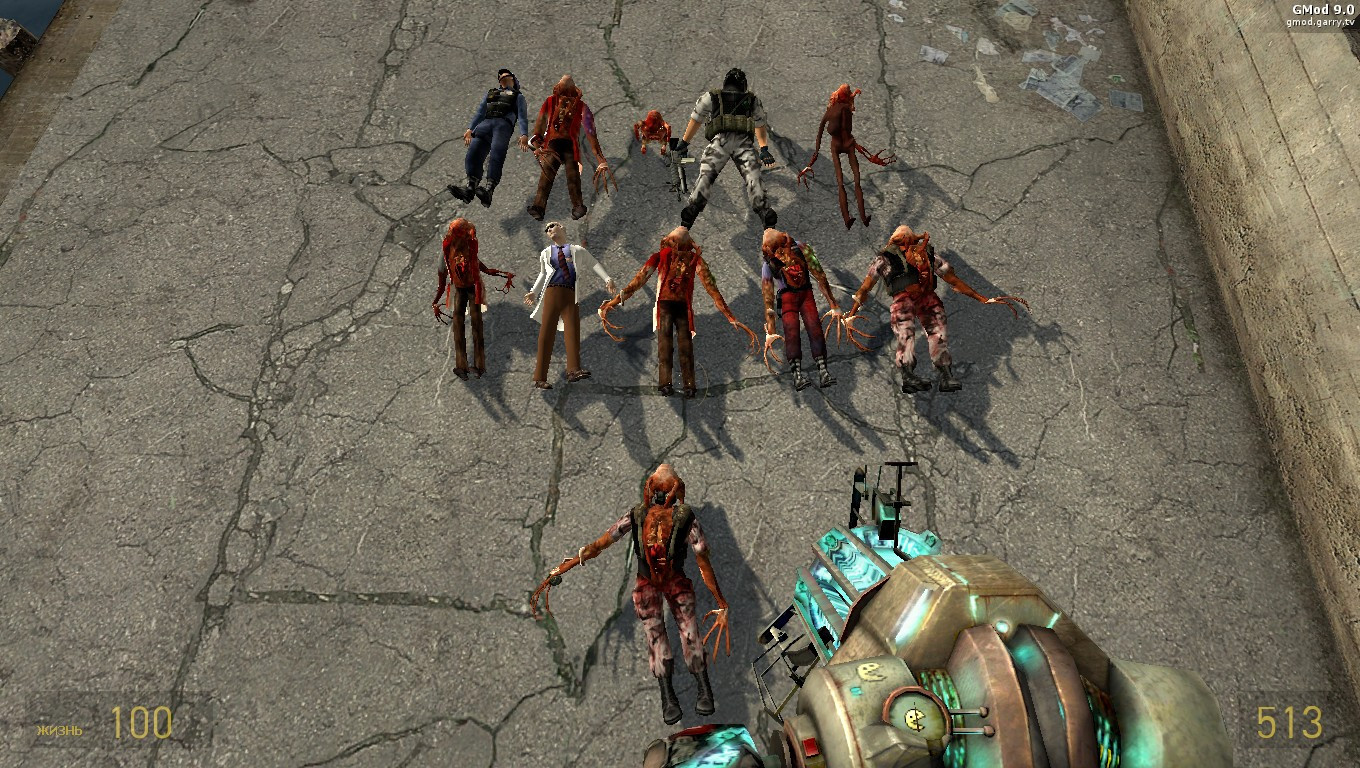 Half Life 1 Spawn Menu Mod for Garry's Mod 9 | GMod 9 Mods