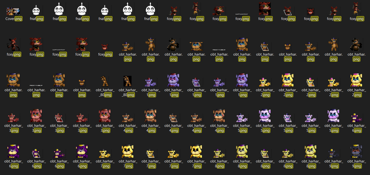 Freddy & Foxy GFX Pack (FNAF - CMC+ V8 & 0.9.5) Mod for Super Smash ...