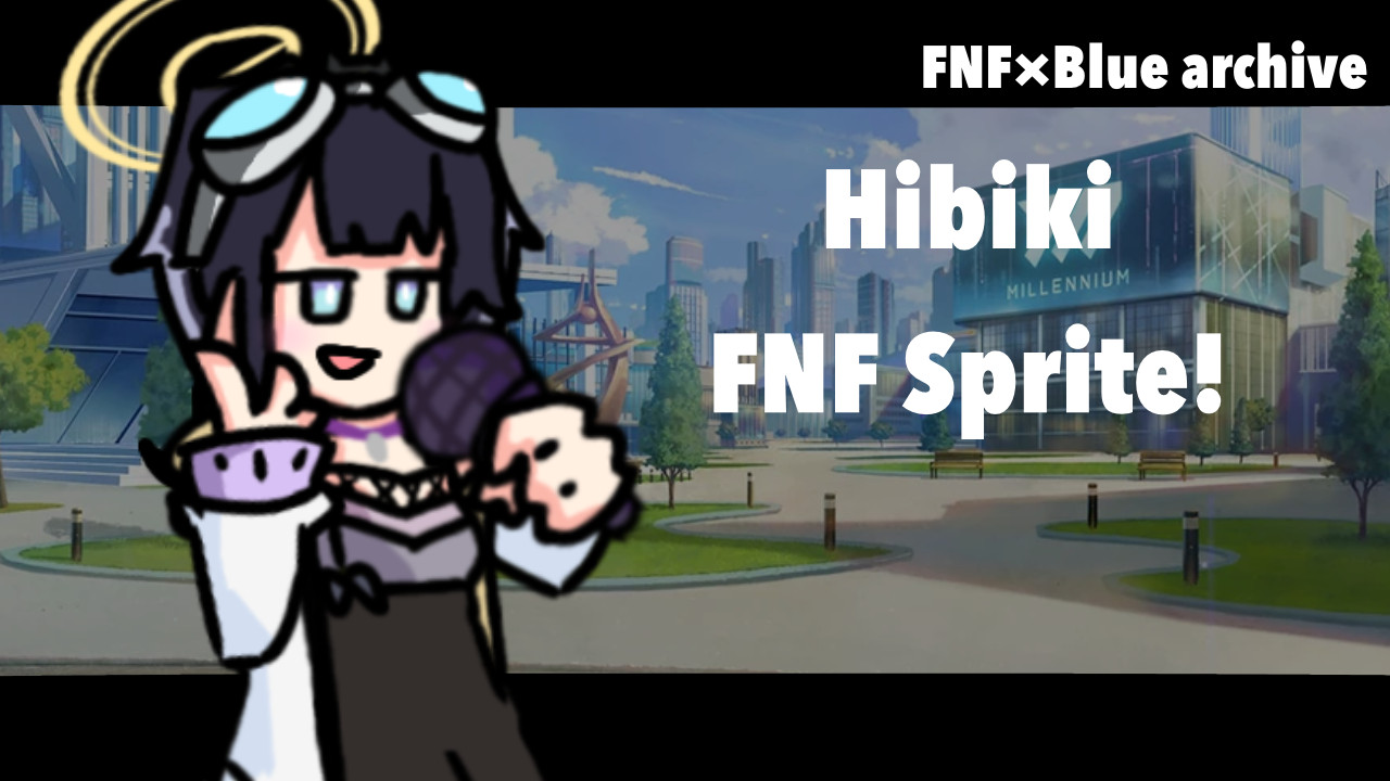 [FNF Blue Archive]Hibiki sprite! Mod for Friday Night Funkin' | FNF Mods
