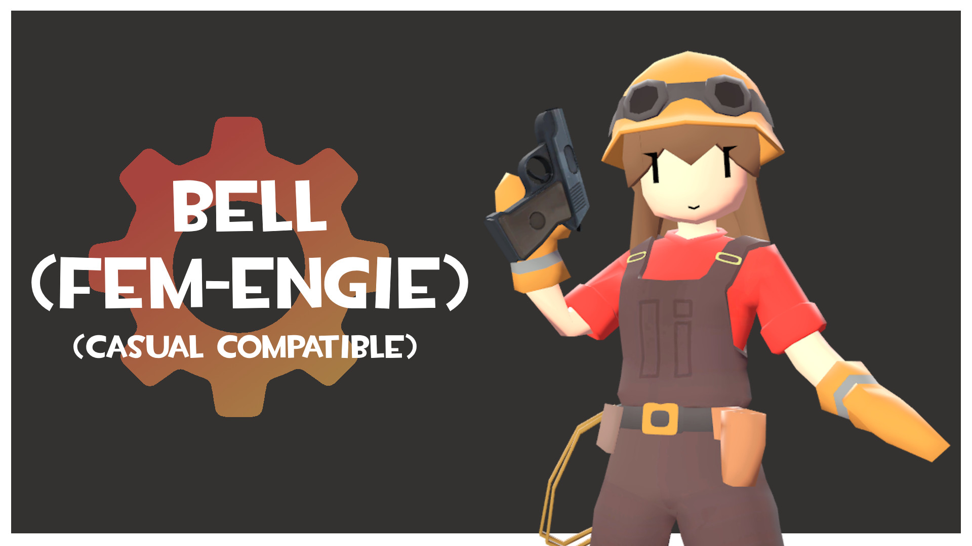 Bell | Fem-Engie (Casual) Mod for Team Fortress 2 | TF2 Mods