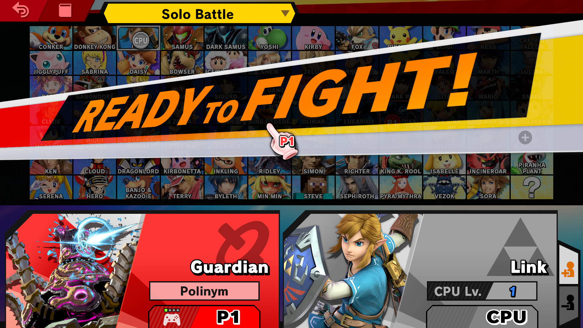 BotW Guardian over ROB Mod for Super Smash Bros. Ultimate | SSBU Mods