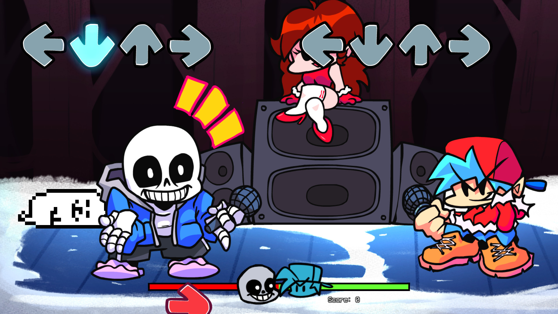Bones n' Notes (Vs Sans). Mod for Friday Night Funkin' | FNF Mods