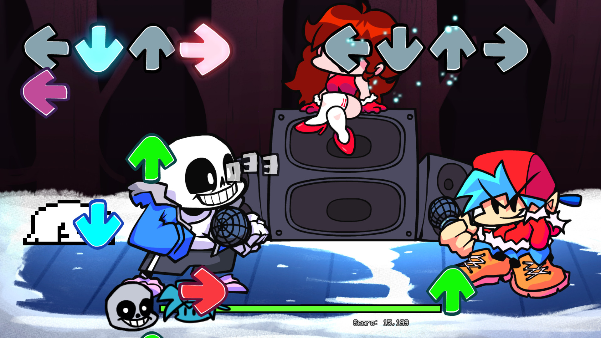 Bones n' Notes (Vs Sans). Mod for Friday Night Funkin' | FNF Mods