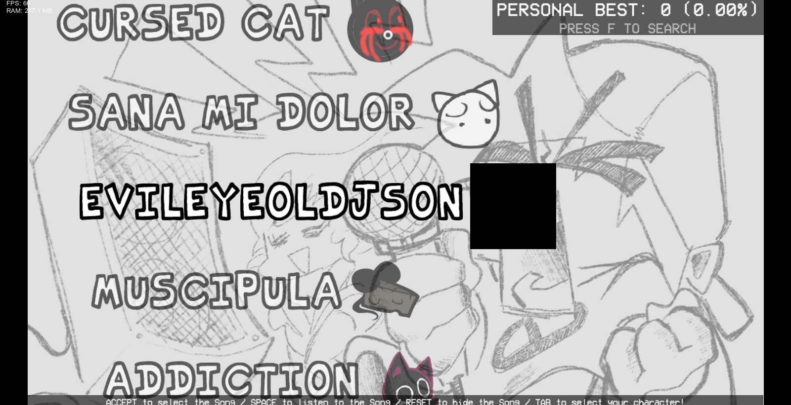 FNF Cartoon Cat V2 Psych Engine y Online Mod for Friday Night Funkin ...