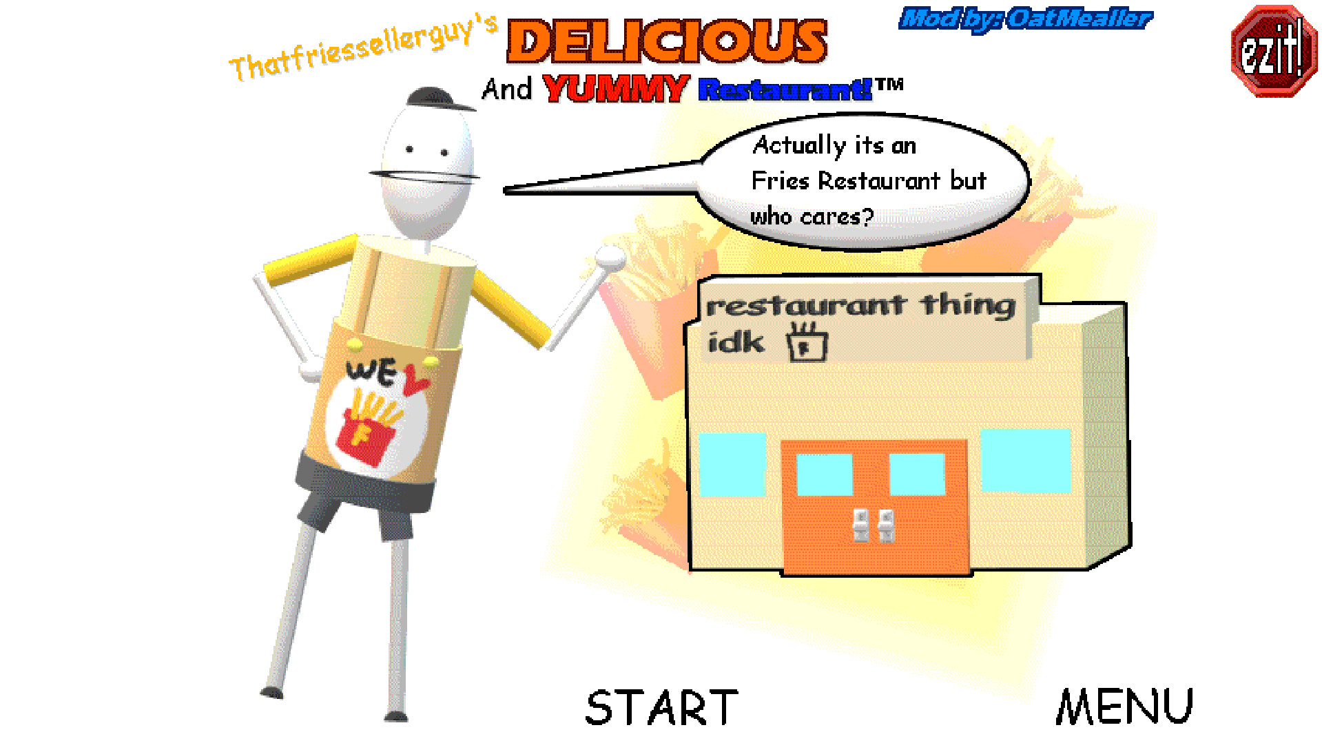 Thatfriesellerguy's Delicious and Yummy Restaurant Mod for Baldi's ...