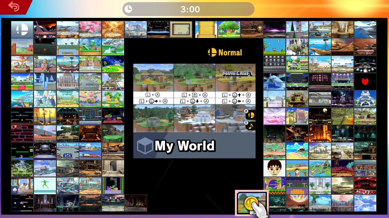 Biomes buttons combinations on Minecraft World UI Mod for Super Smash ...