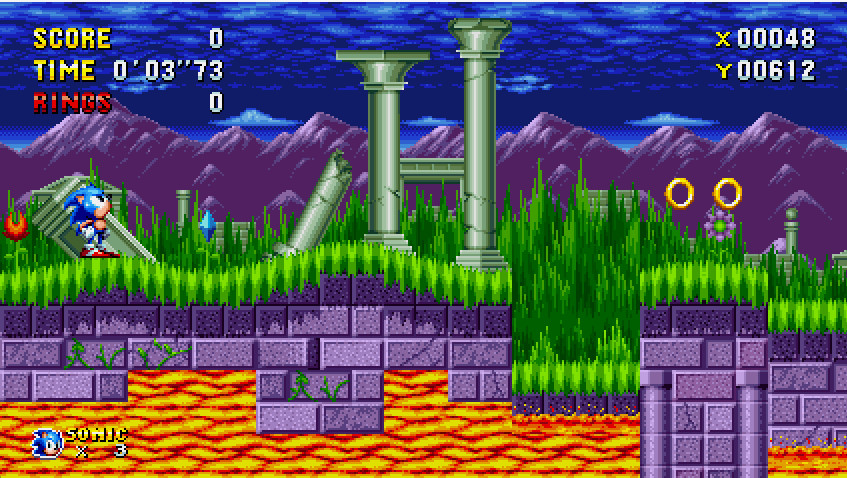 Sonic 1 mania but with a s1 look up Mod for Sonic the Hedgehog (2013 ...