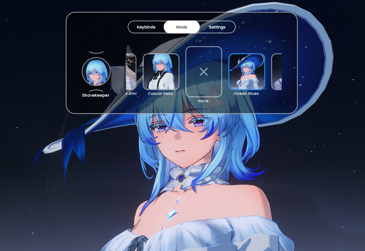 No Reload Mod Manager (Mod Selection) Mod for Wuthering Waves | WuWa Mods