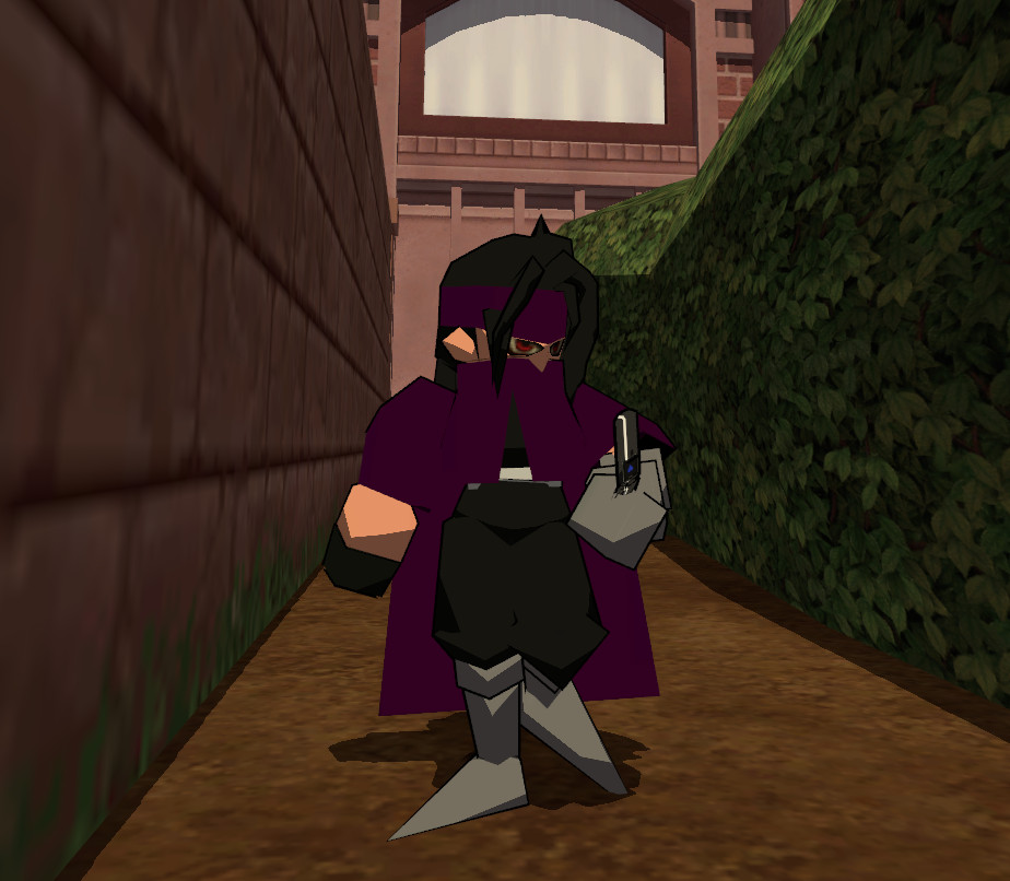 Low Poly Vincent (FF7) Mod for Bomb Rush Cyberfunk | BRC Mods