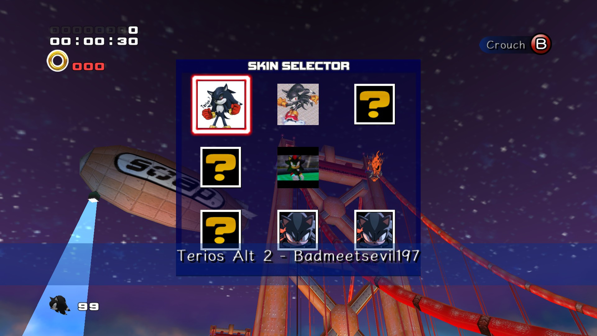 Terios Alt 2 Mod for Sonic Adventure 2 | SA2 Mods