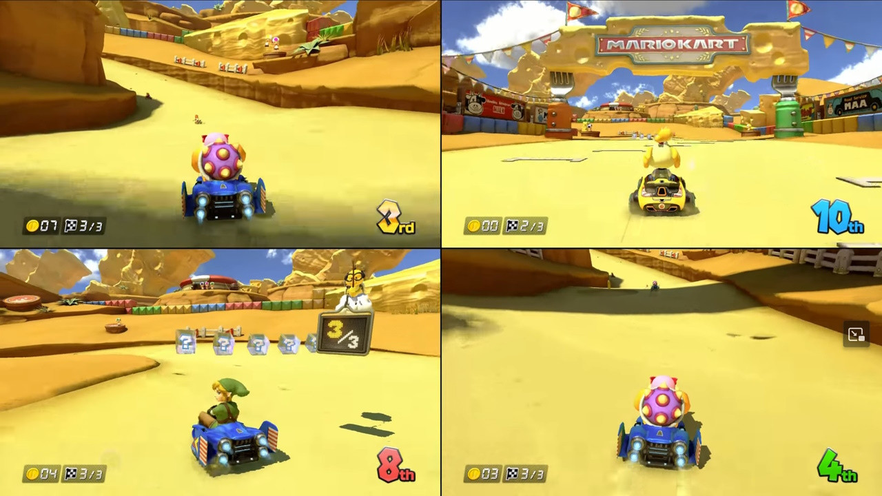 60fps Splitscreen Patch Mod for Mario Kart 8 | MK8 Mods