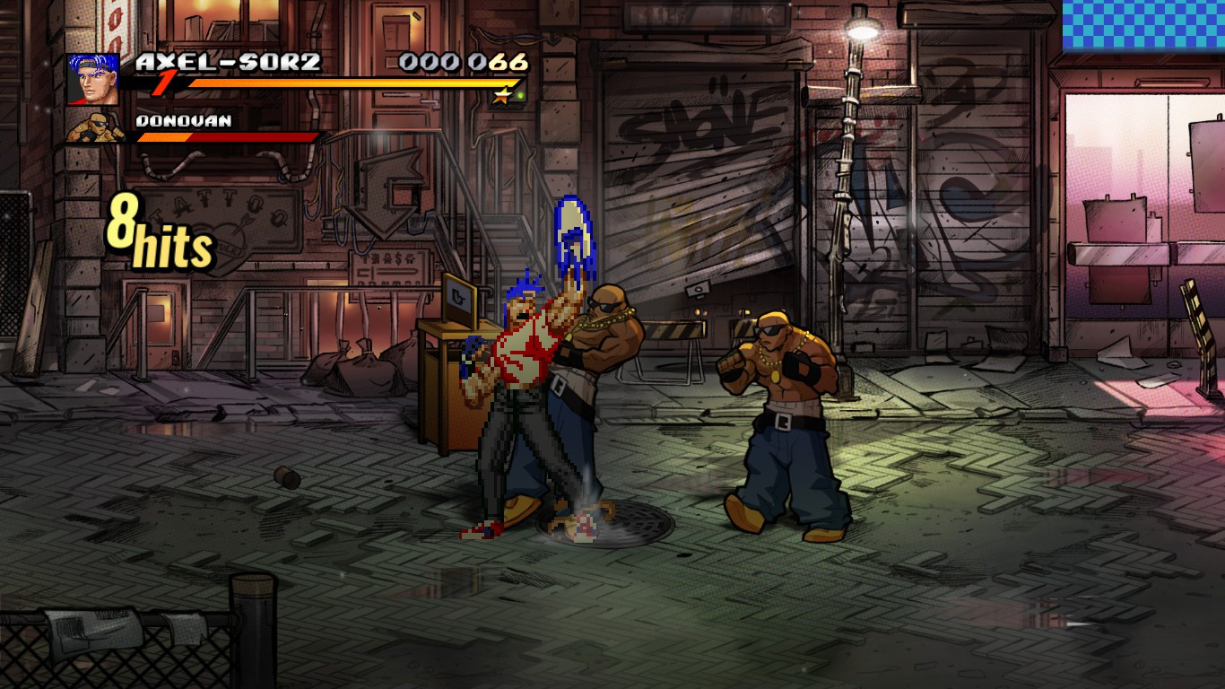 SOR2 Axel Blue Hair Mod for Streets of Rage 4 | SOR4 Mods
