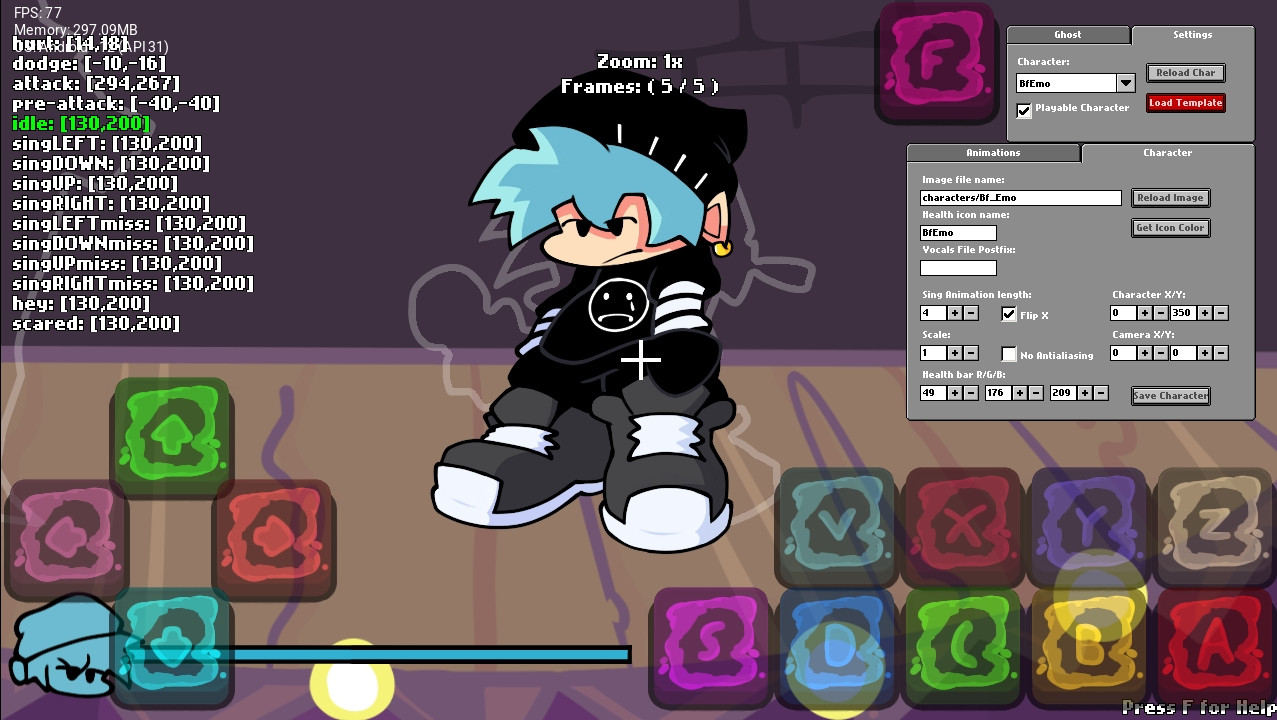 Bf and Pico Emo ver. (playbles) Mod for Friday Night Funkin' | FNF Mods