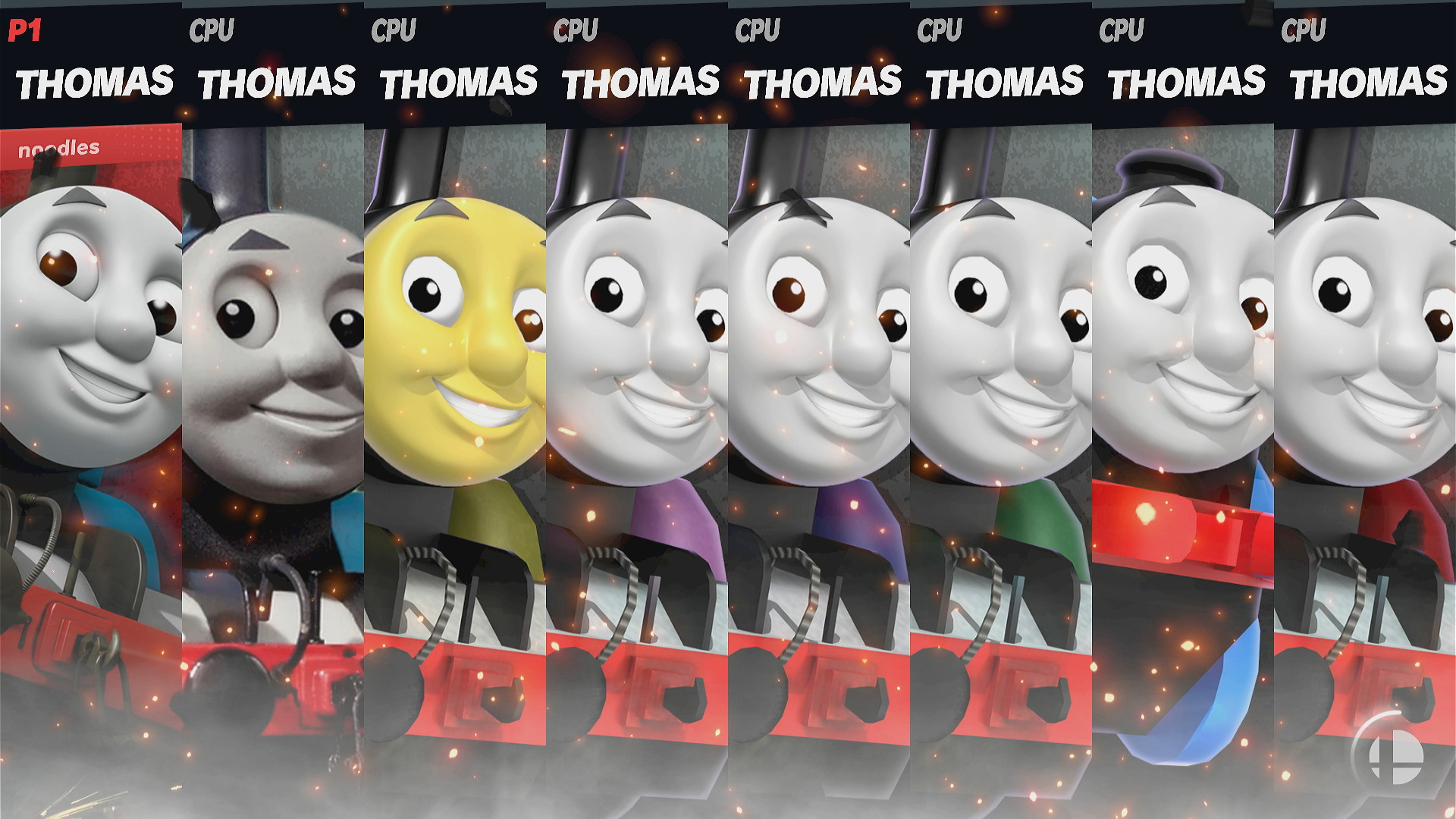 Thomas The Tank Engine (DELUXE) Mod for Super Smash Bros. Ultimate ...