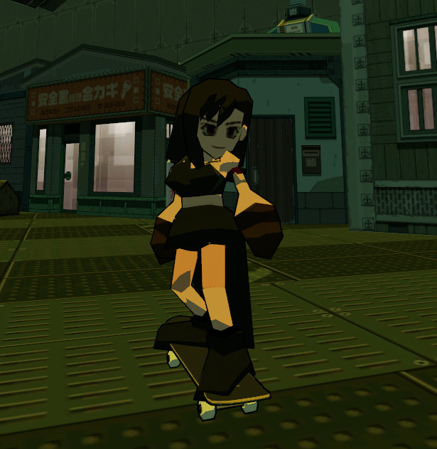Low Poly Tifa (FF7) Mod for Bomb Rush Cyberfunk | BRC Mods