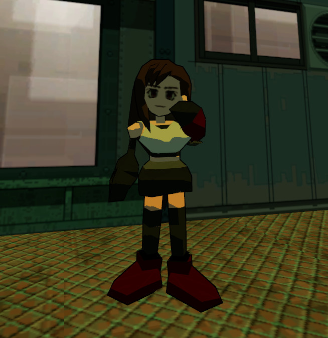 Low Poly Tifa (FF7) Mod for Bomb Rush Cyberfunk | BRC Mods