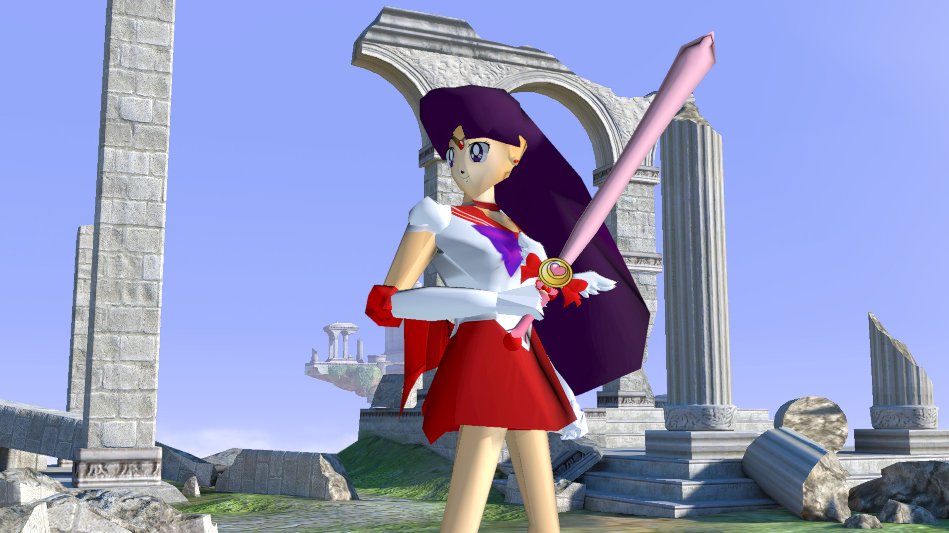 Sailor Mars over Roy Mod for Super Smash Bros. Ultimate | SSBU Mods