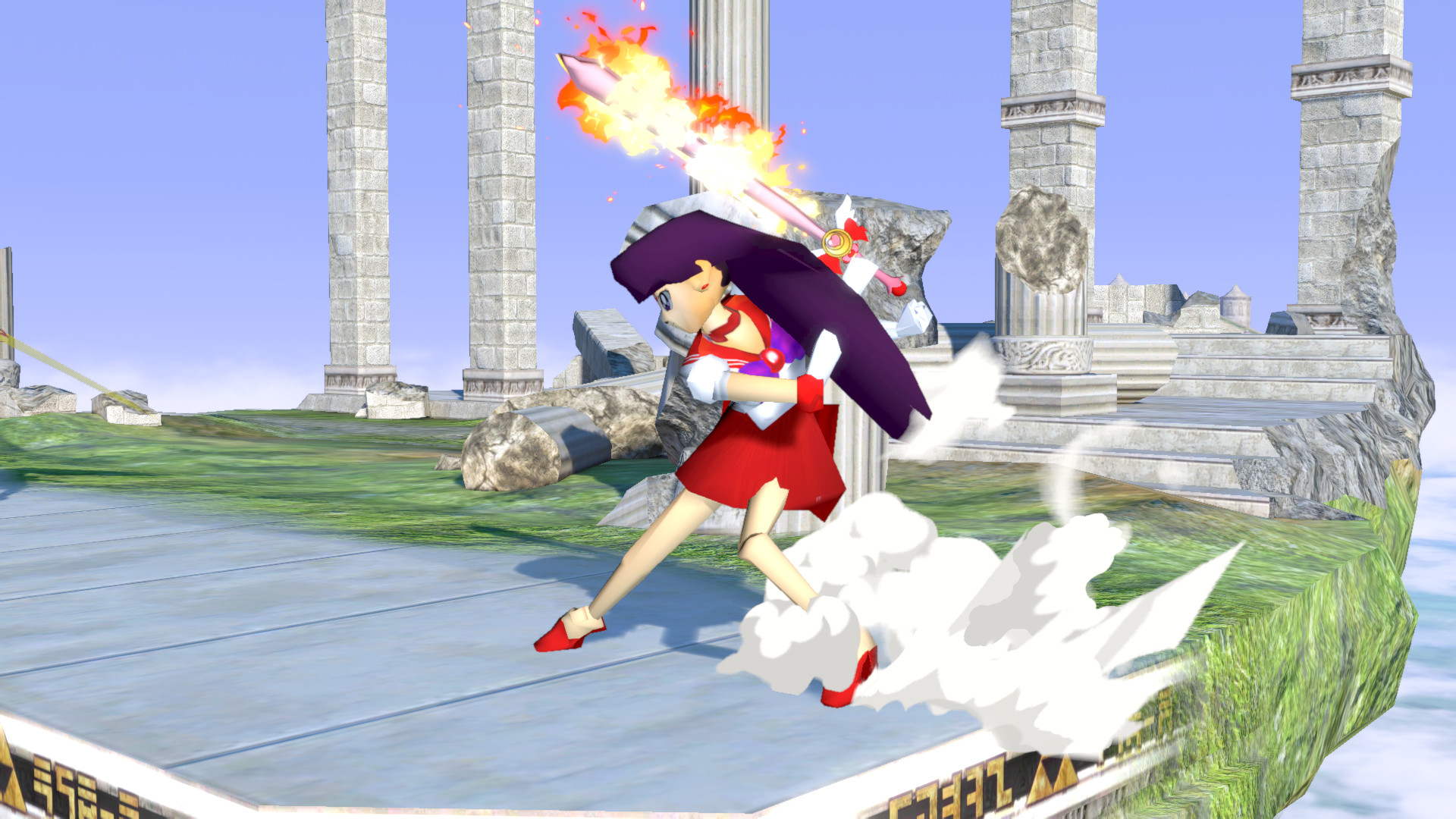 Sailor Mars over Roy Mod for Super Smash Bros. Ultimate | SSBU Mods