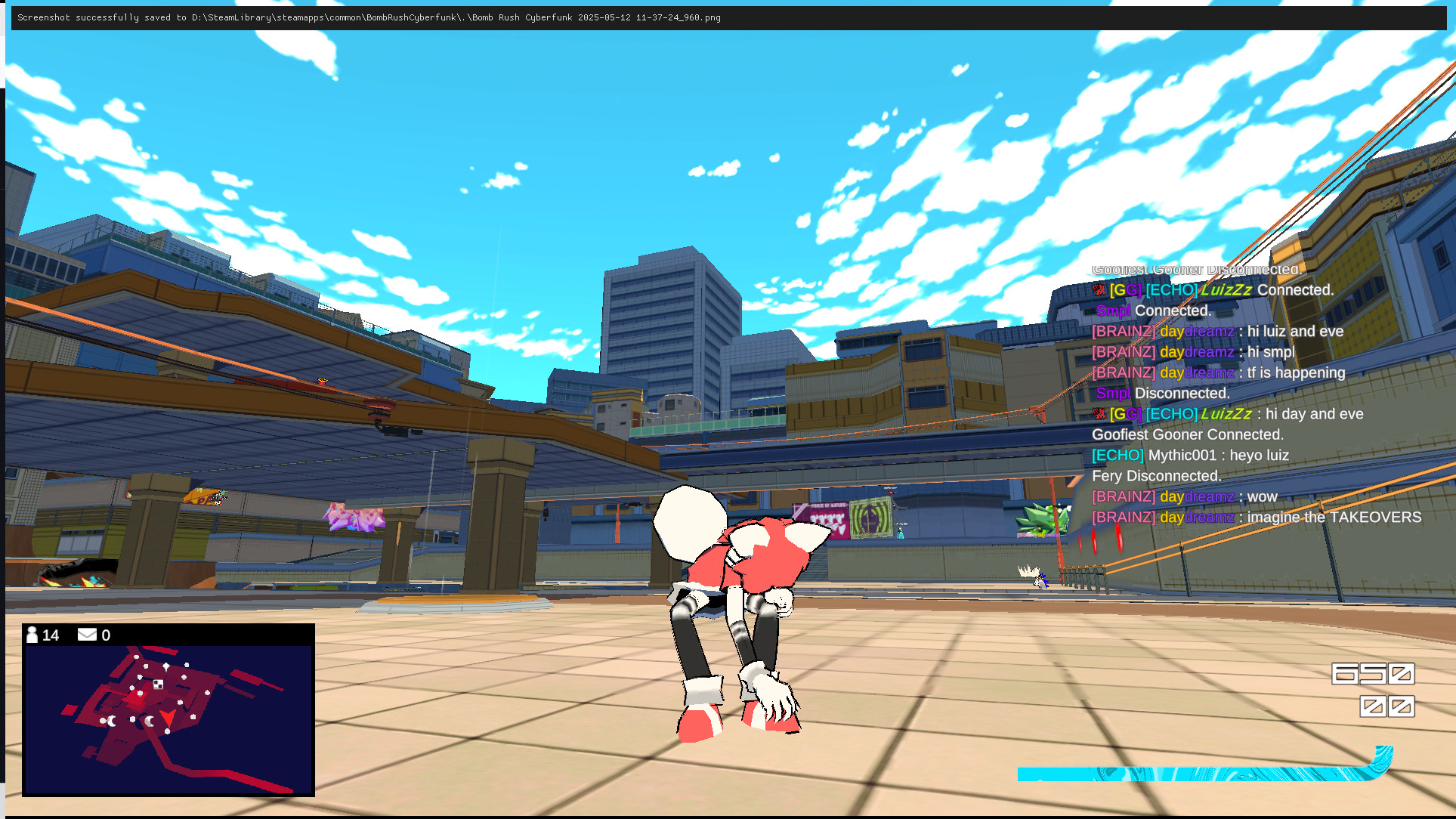 (OC Mod) Femme Silver "Mercury" Florent Mod for Bomb Rush Cyberfunk | BRC Mods