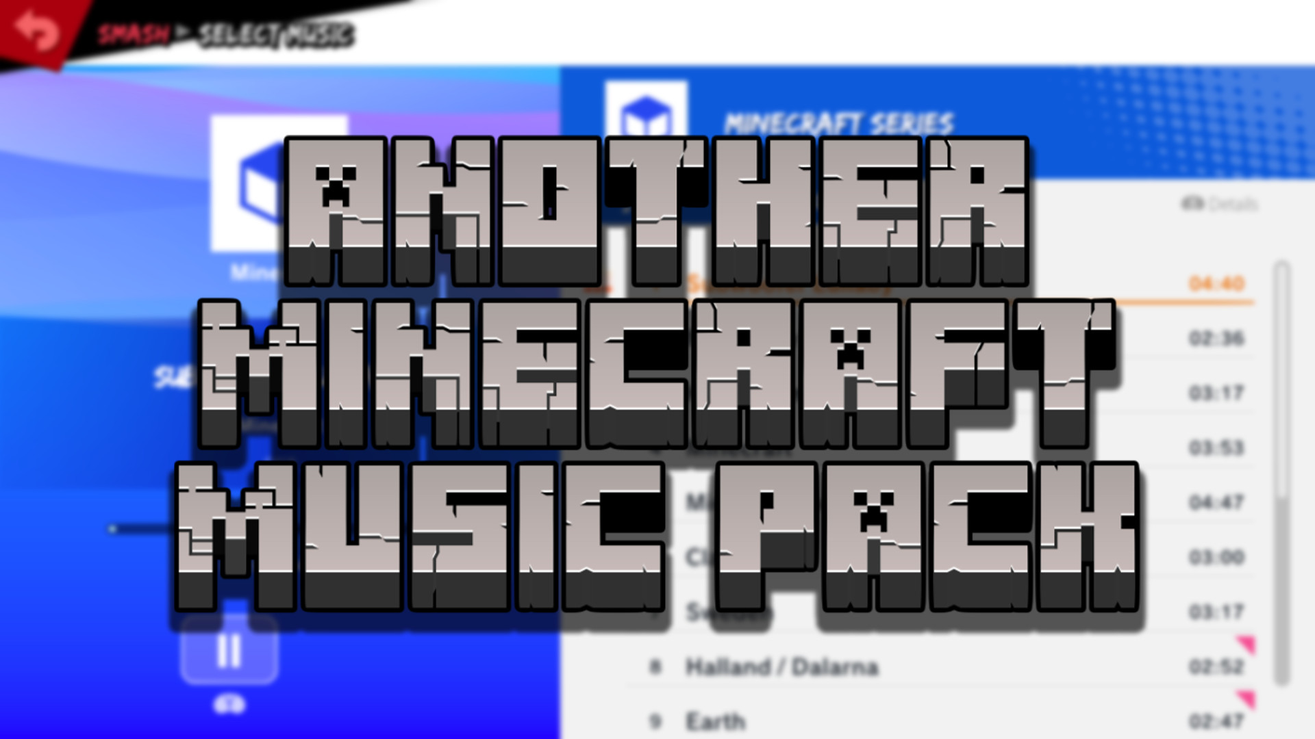 Another Minecraft Music Pack Mod for Super Smash Bros. Ultimate | SSBU Mods