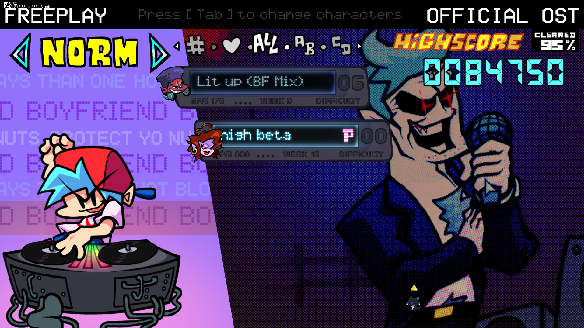 High Beta Mix Mod for Friday Night Funkin' | FNF Mods
