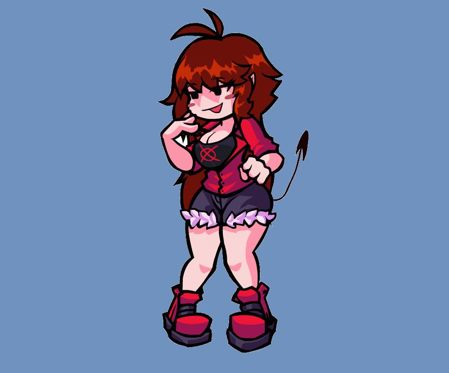 Camper GF over GF Mod for Friday Night Funkin' | FNF Mods