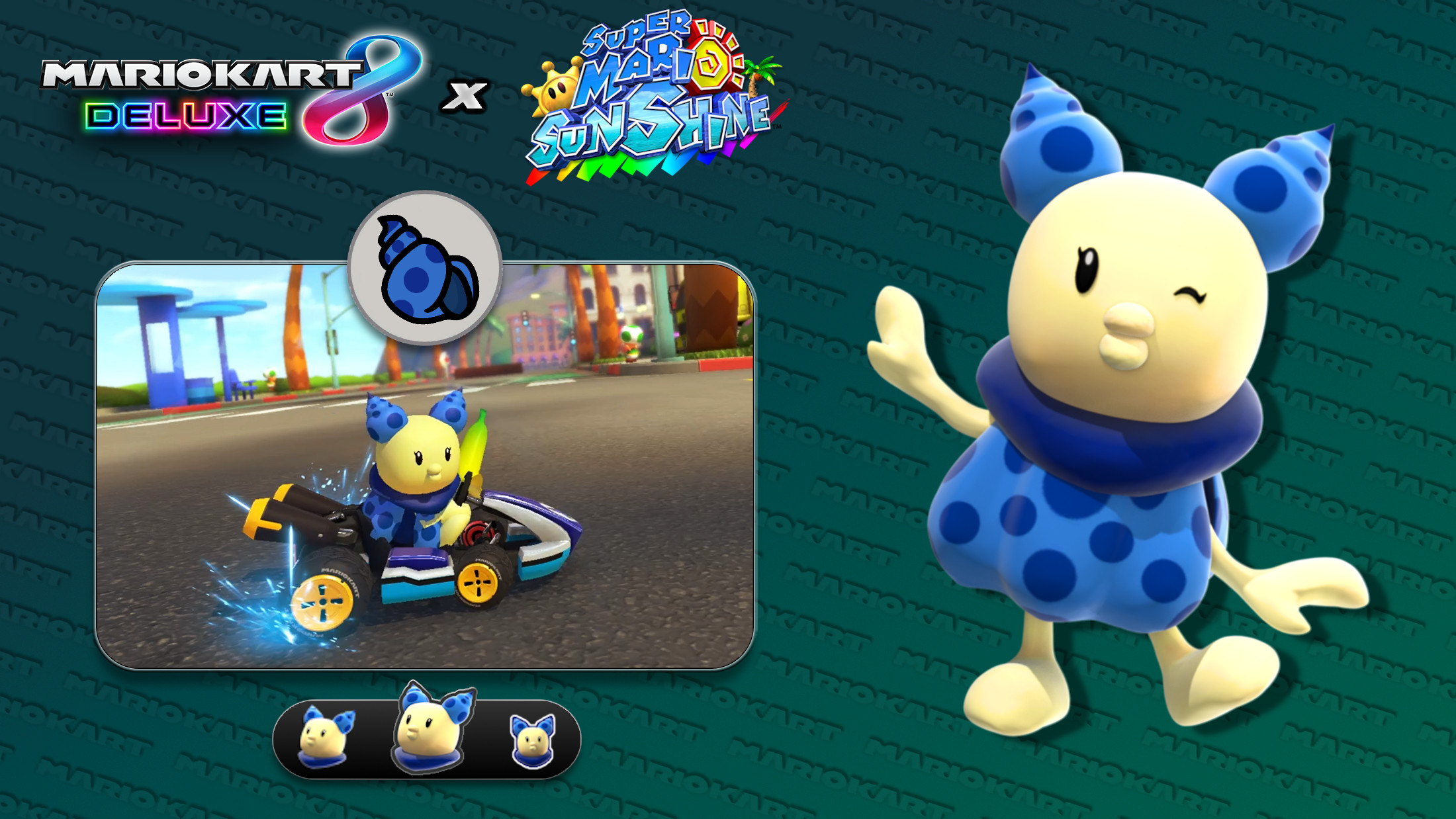 Noki Mod for Mario Kart 8 Deluxe | MK8D Mods