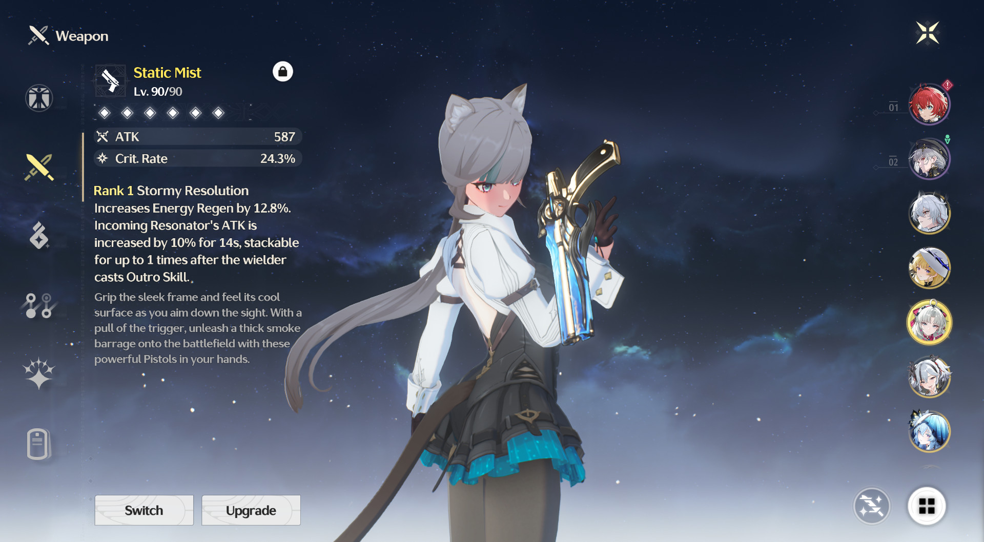 Lynette over charlotte Mod for Wuthering Waves | WuWa Mods